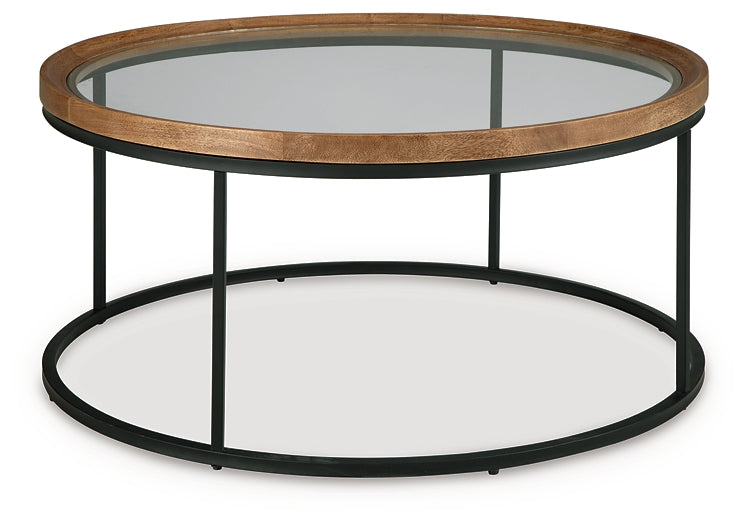 Noraluna Round Cocktail Table – University Furniture Gallery