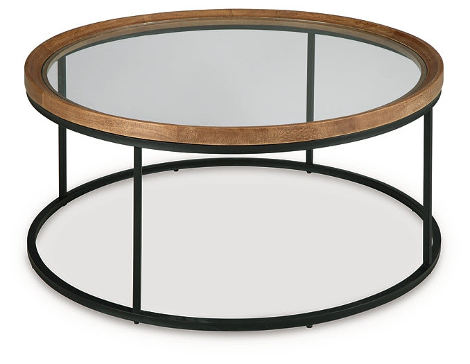Noraluna Round Cocktail Table – University Furniture Gallery